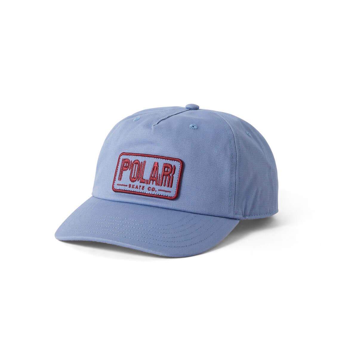 Polar Skate Co Cap Earthquake Patch Oxford Blue