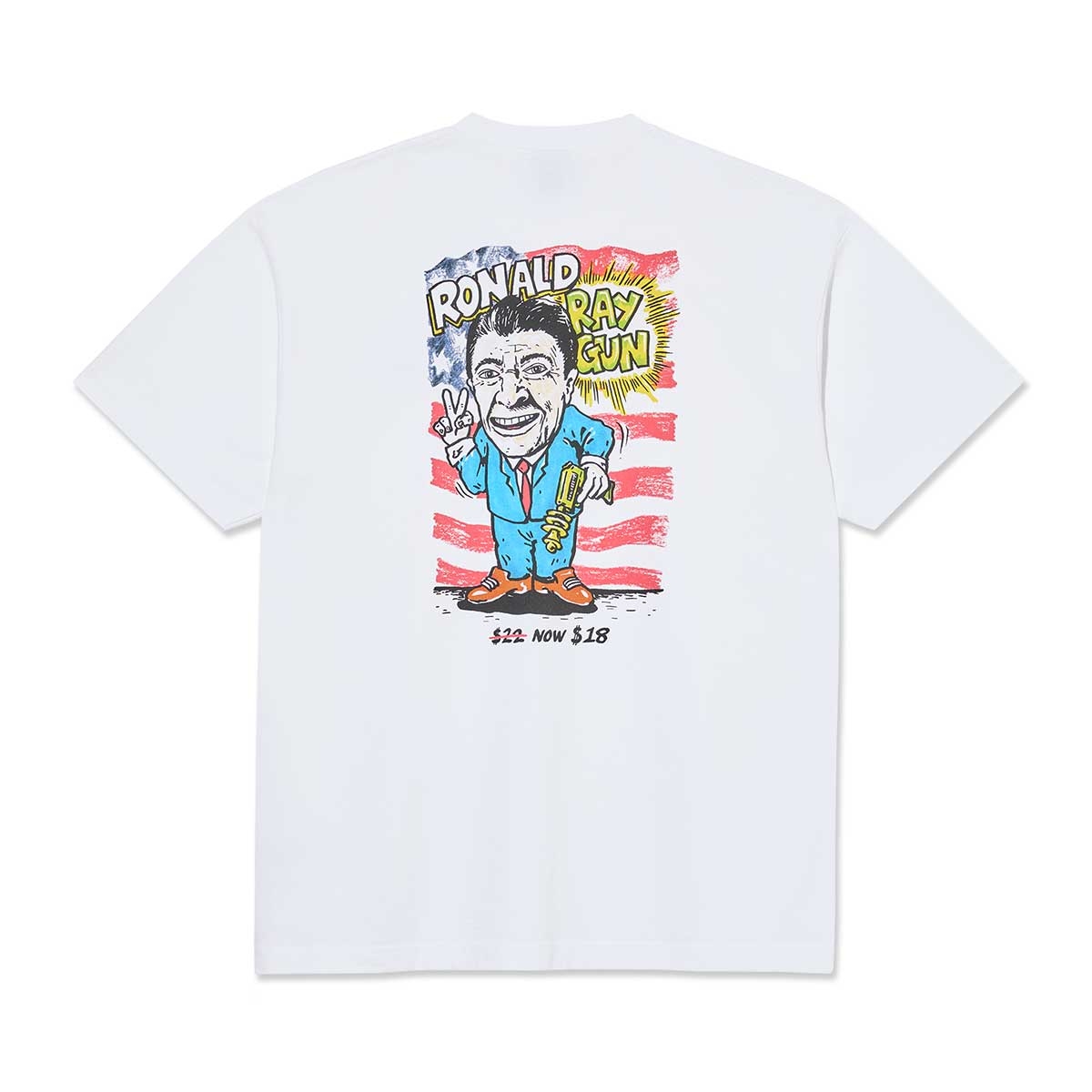 Polar Skate Co Tee Ray Gun White