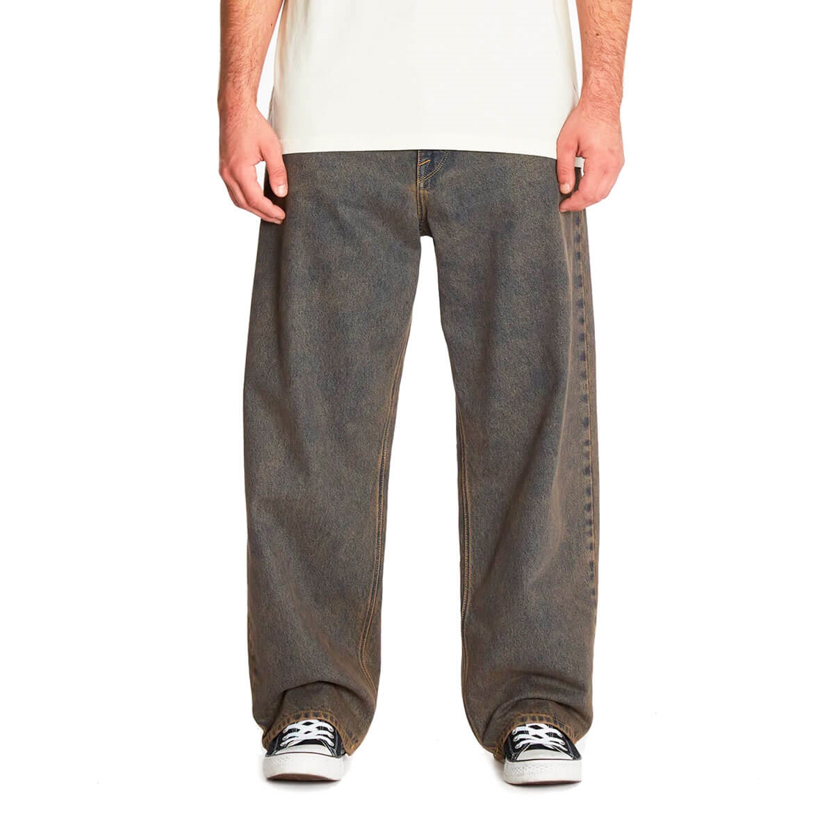 Volcom Jeans BILLOW DENIM DBR Dark Brown Wash